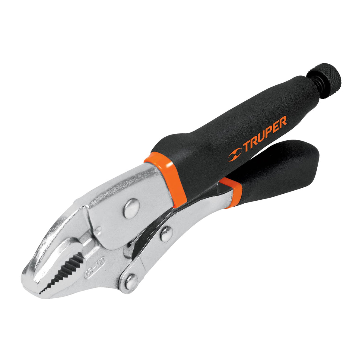 PINZA DE PRESIÓN 10", MORDAZA CURVA, MANGO DE VINIL CÓDIGO: 17436 CLAV – Electrum Digital